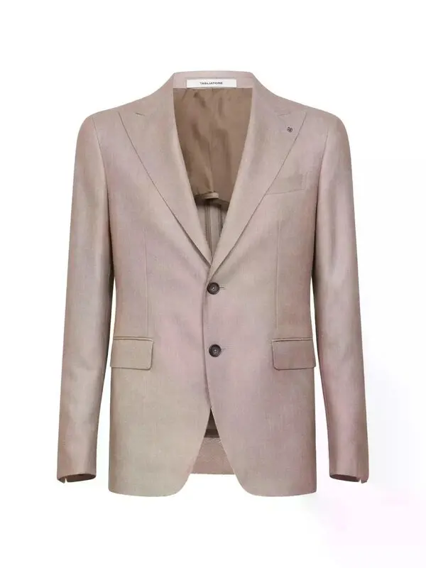 Tagliatore Peaked-lapel Two-button Blazer - Neutrals