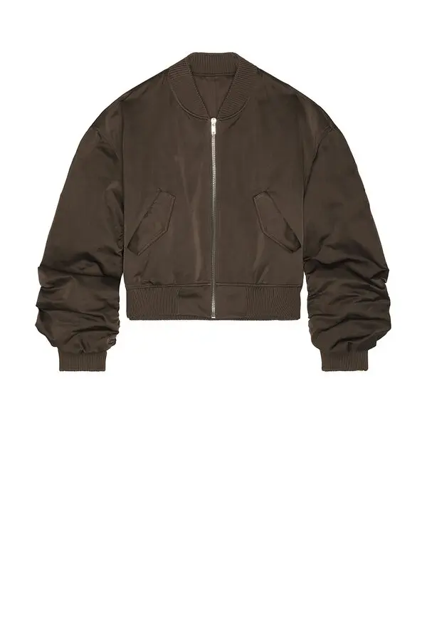 Rick Owens Secchia Flight Jacket - Dark Dust