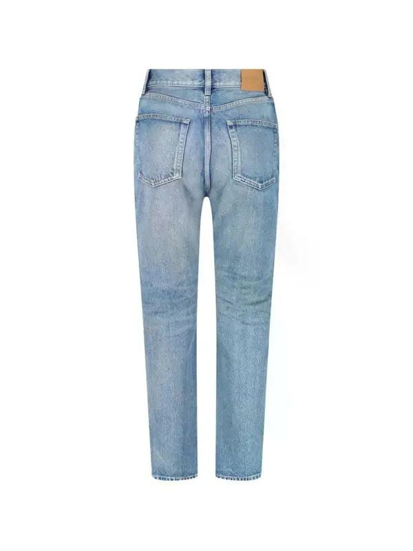 Saint Laurent Button Detailed Slim Jeans