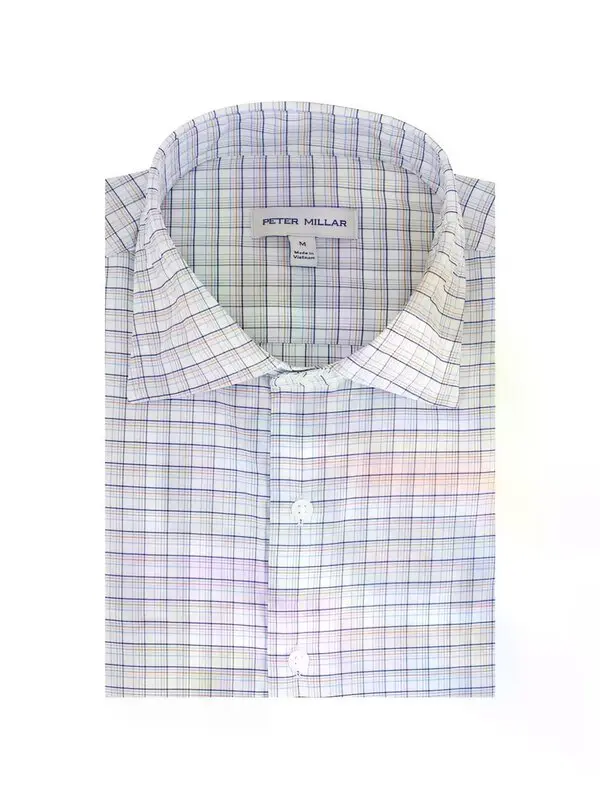 Peter Millar Checked Long-sleeve Shirt - White