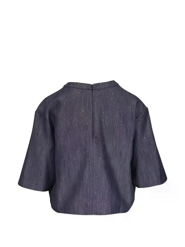 TWP Zip-up Blouse