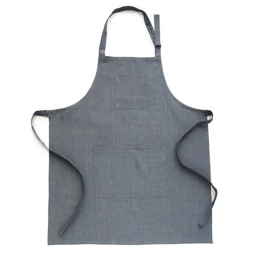 Solino Home Linen Apron 32 X 27 In For Dining Table - Grey