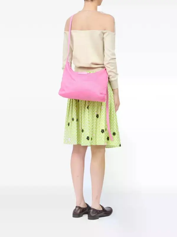 MAISON MARGIELA Logo Patch Messenger Bag - Pink