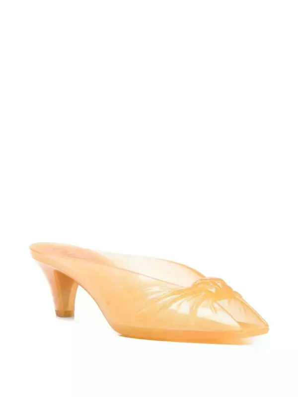 Chloé Knotted Mules - White