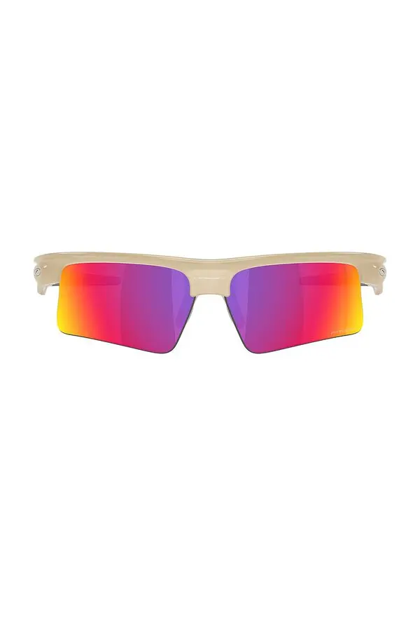 Oakley Bisphaera Rectangular Sunglasses - Sandstorm & Prizm Road