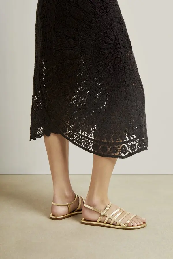 ANCIENT GREEK SANDALS Maxima Sandals - Platinum