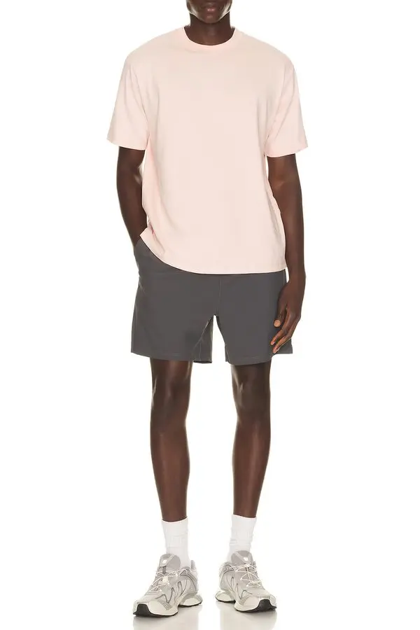 Beyond Yoga Softknit Cotton Tee In Pink - Umber Pink