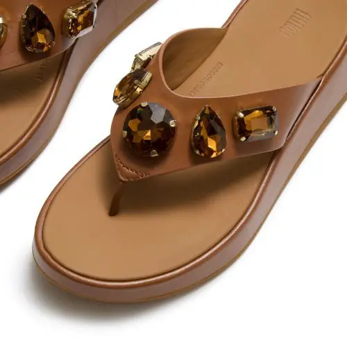 Fitflop F-mode Ultra-jewel Tp Sandal - Deep Tan