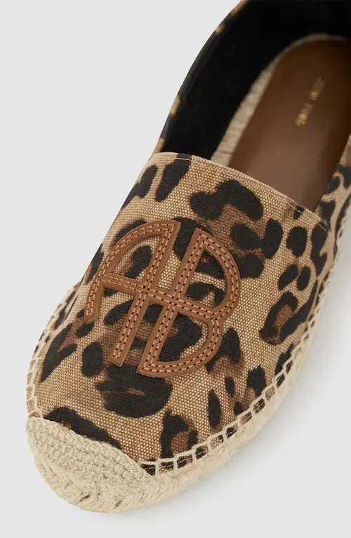 ANINE BING Paloma Espadrilles - Leopard Print