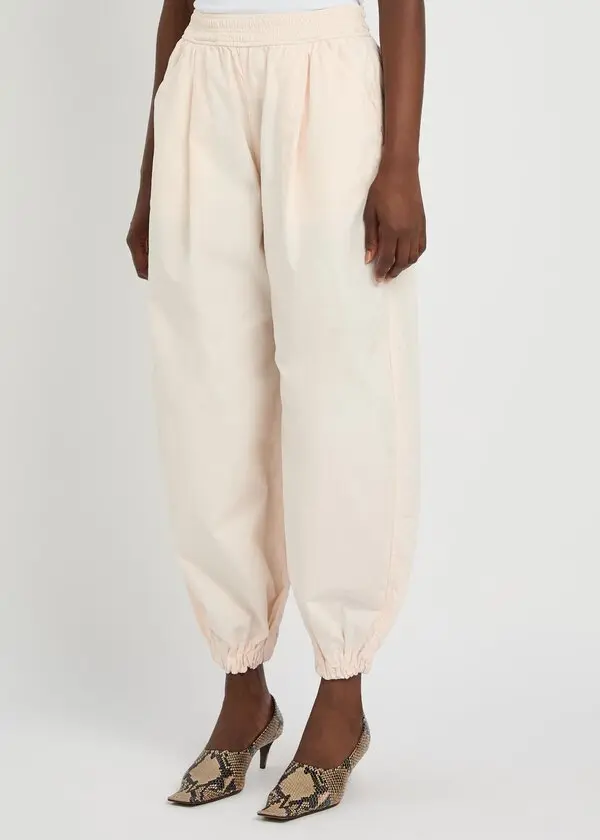 RÙADH Balloon-leg Cotton Trousers