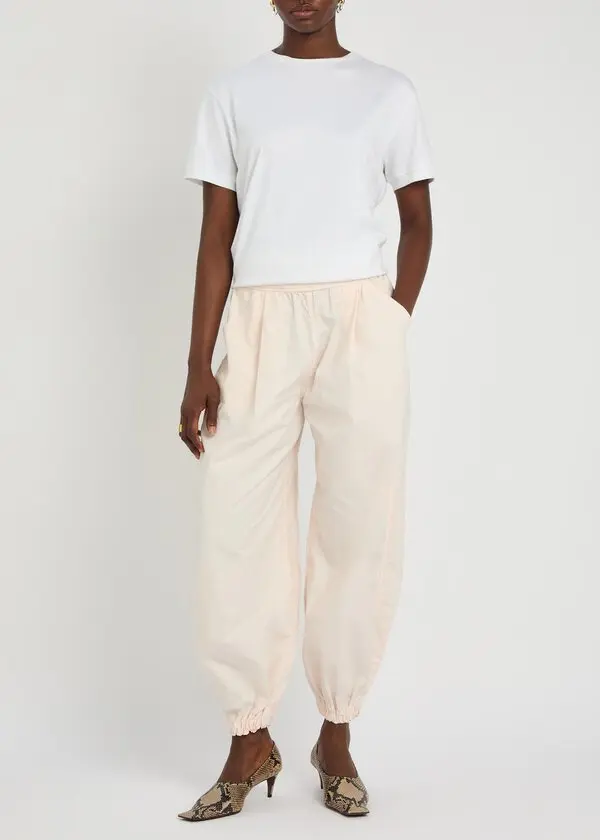 RÙADH Balloon-leg Cotton Trousers