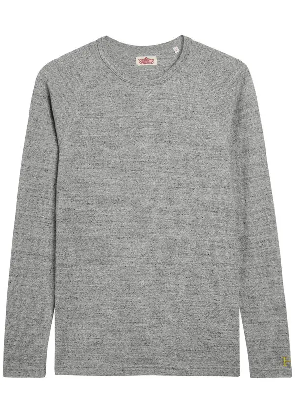 STRETCH FRAISE Ribbed Stretch-cotton T-shirt