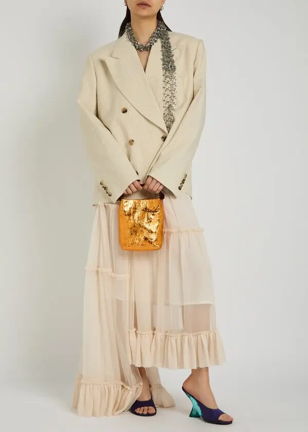 Dries Van Noten Bosea Pinstriped Blazer