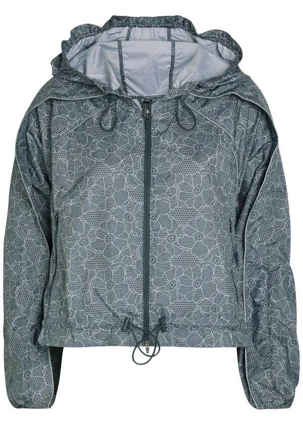 Stella McCartney Adidas X Printed Hooded Shell Jacket