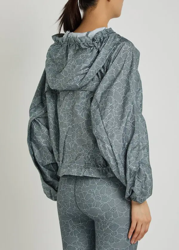 Stella McCartney Adidas X Printed Hooded Shell Jacket