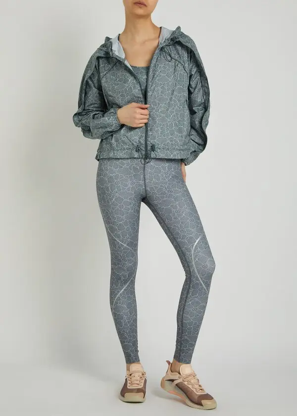 Stella McCartney Adidas X Printed Hooded Shell Jacket