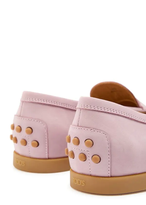 TOD'S Gomma Leggero Nubuck Loafers