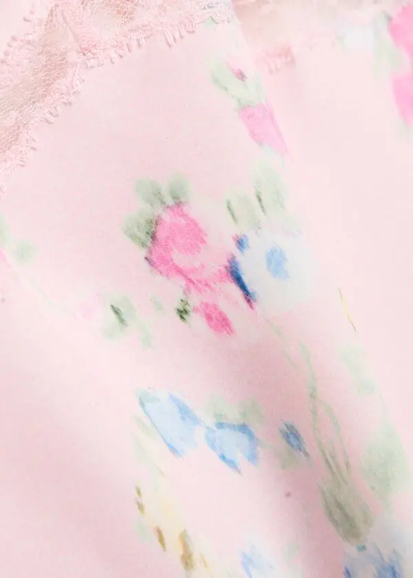 LoveShackFancy Lirena Floral-print Cami Top - Pink