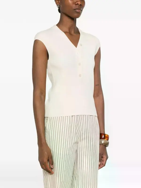 YERSE Sleeveless Cardigan