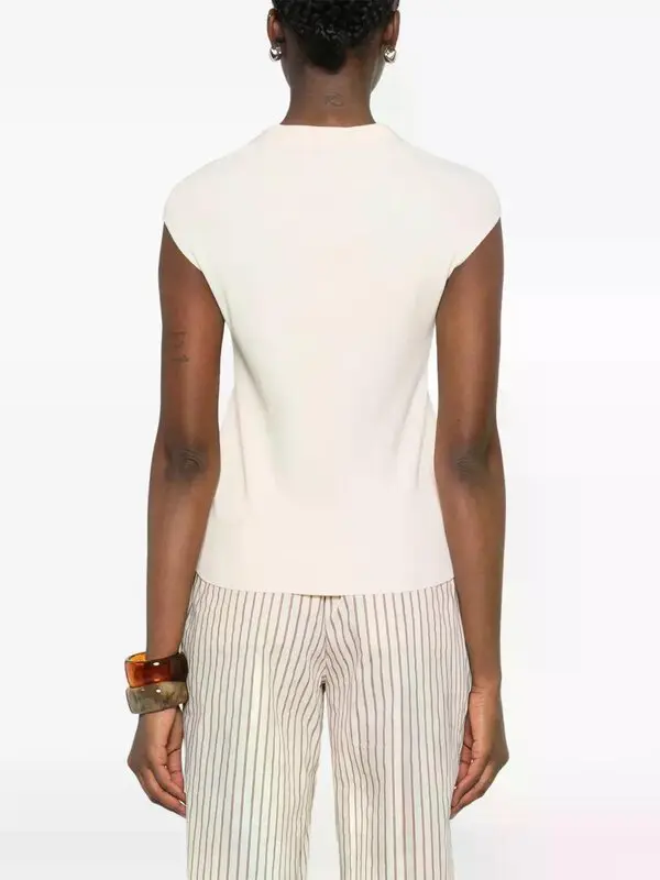 YERSE Sleeveless Cardigan