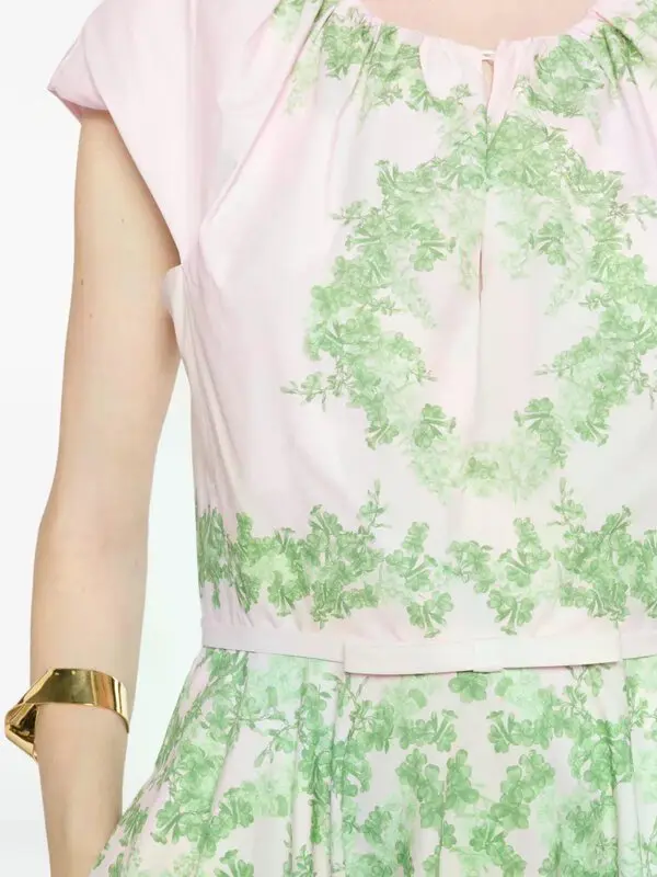 Giambattista Valli Floral Print Dress