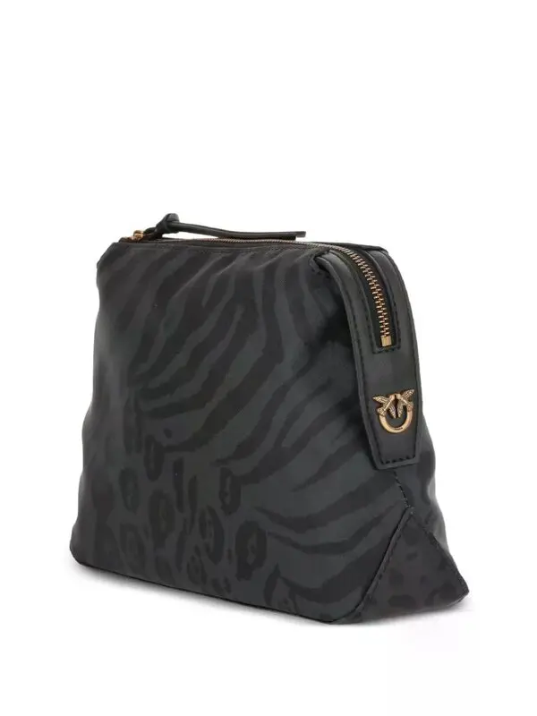 Pinko Animal-print Zipped Makeup Bag
