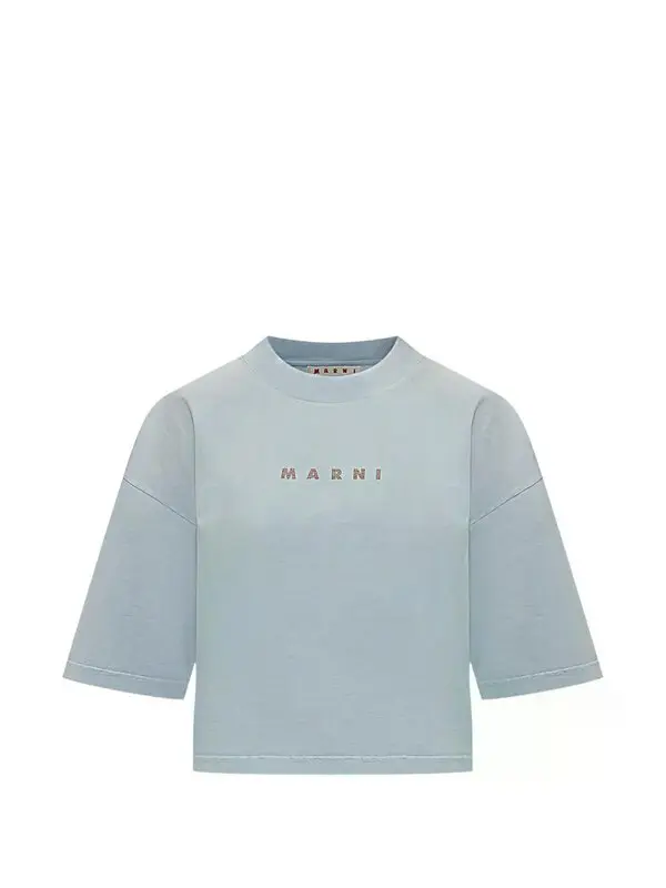 Marni Cropped T-shirt - Purple