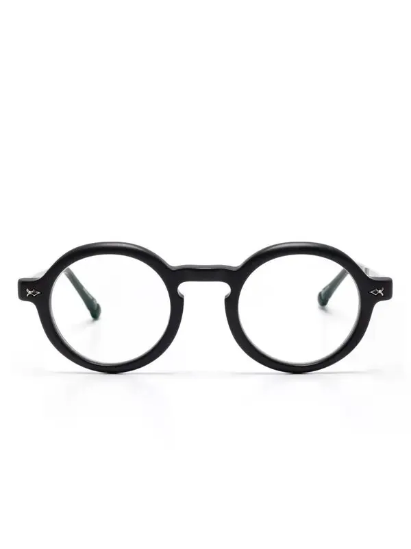 Matsuda Round-frame Glasses - Black