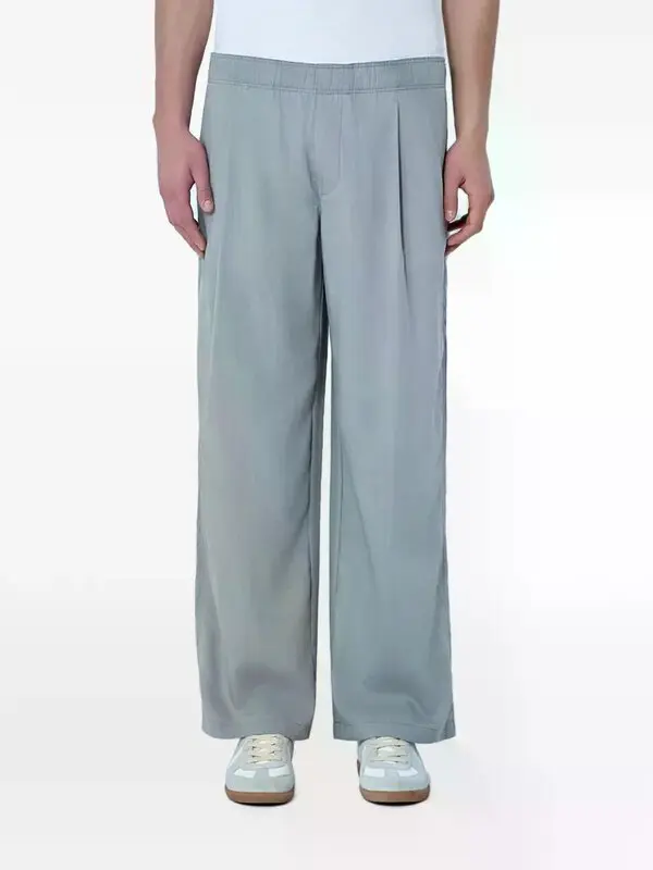Our Legacy Pleated Wide-leg Trousers - Green
