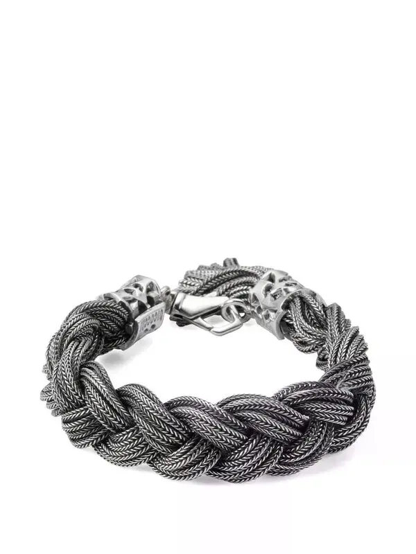 Emanuele Bicocchi Braided Bracelet - Silver