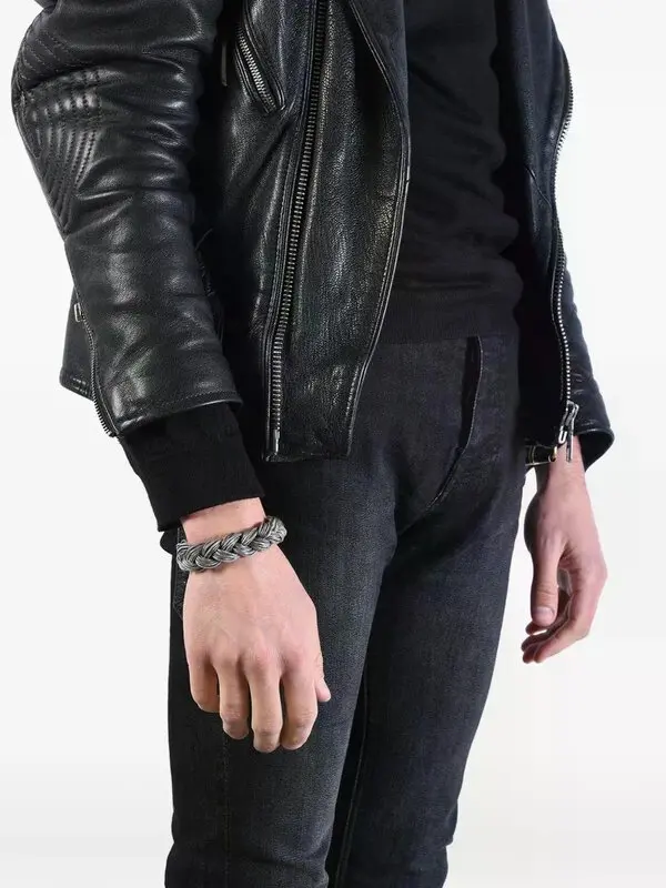 Emanuele Bicocchi Braided Bracelet - Silver