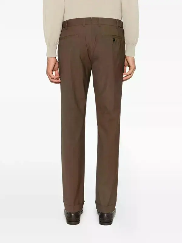 BERWICH Xretrolong Pleated Trousers - Brown