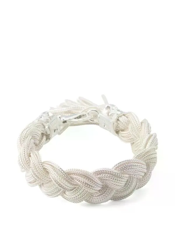 Emanuele Bicocchi Braided Bracelet - Silver