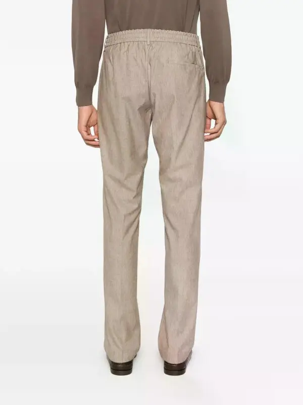 BERWICH Spiaggia Drawstring Trousers - Neutrals