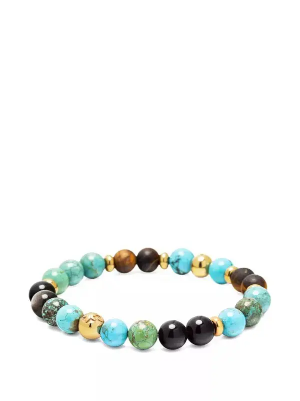 NIALAYA JEWELRY Protection Turquoise Bracelet - Gold