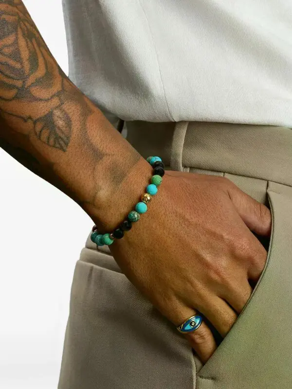 NIALAYA JEWELRY Protection Turquoise Bracelet