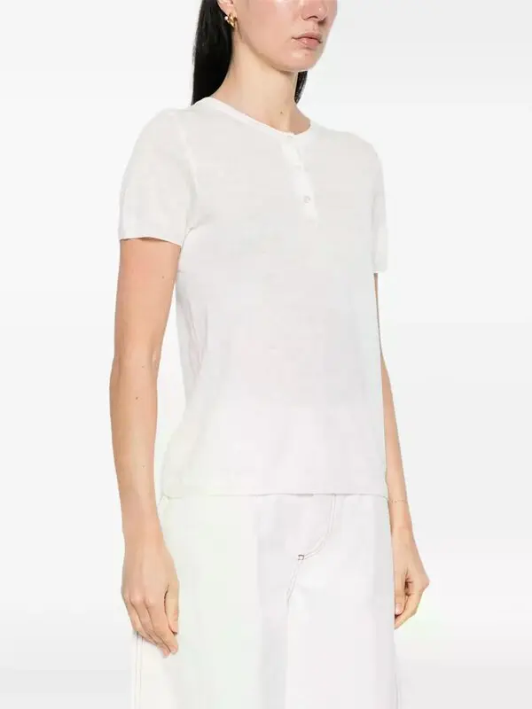 BASE Button T-shirt - White