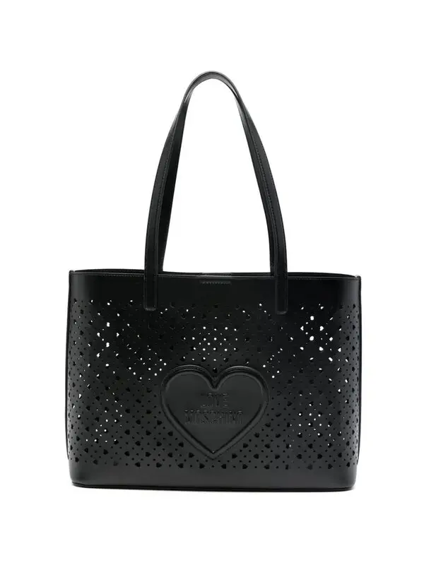 Moschino Heart Cut-out Tote Bag
