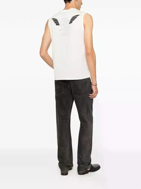Our Legacy Graphic Print Tank Top - Neutrals