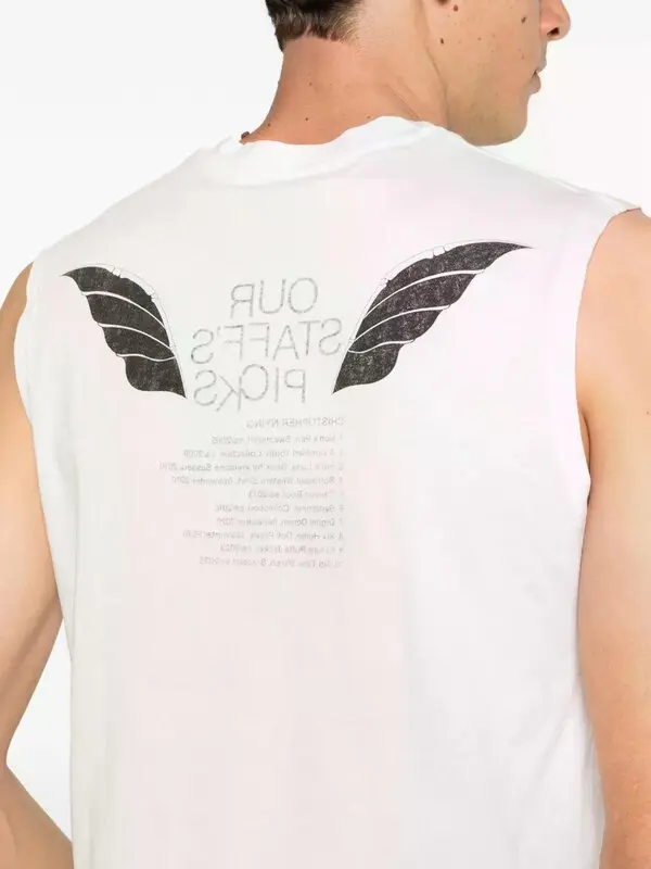Our Legacy Graphic Print Tank Top - Neutrals