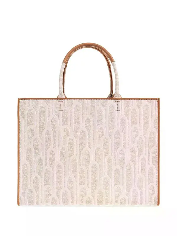 Furla Patterned Tote Bag - Neutrals