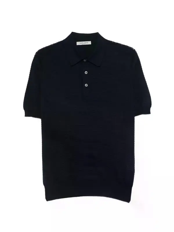 FILERIA Textured Button Polo Shirt