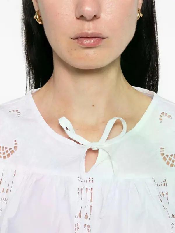 JCSOPHIE Lace Ruffled Blouse