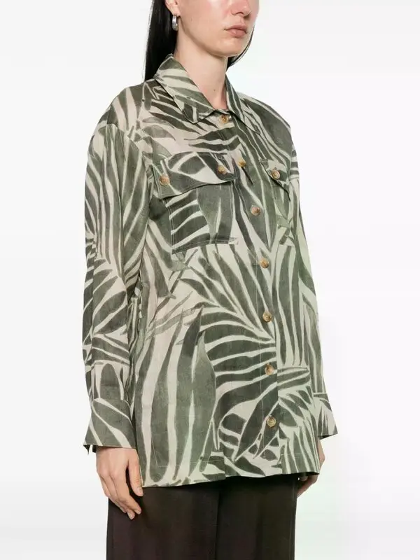 PENNYBLACK Print Belted Shirt