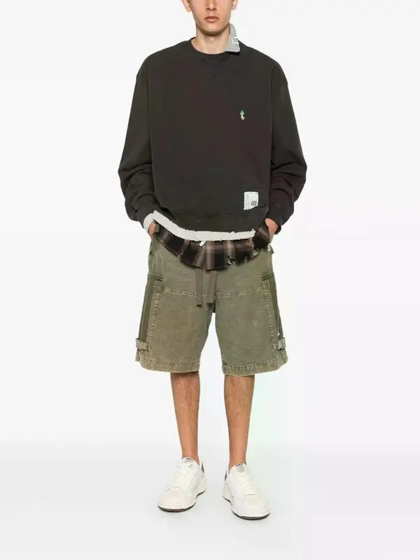 Mihara Yasuhiro Drawstring Cargo Shorts - Green