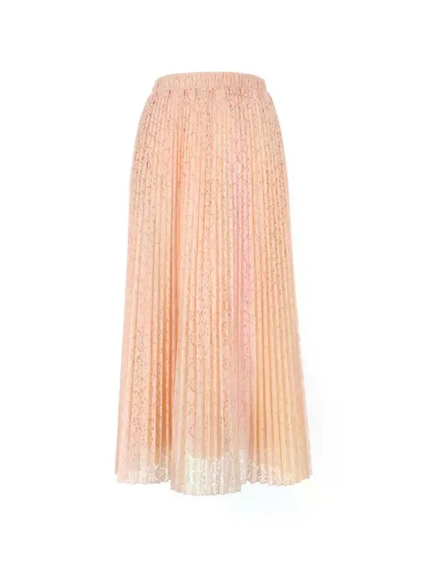 Ermanno Scervino Pleated Midi Skirt - Pink