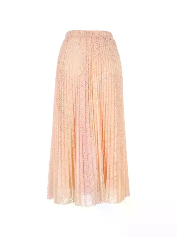 Ermanno Scervino Pleated Midi Skirt - Pink