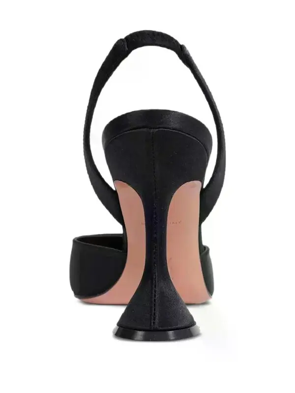 Amina Muaddi Holli Slingback Pumps - Black