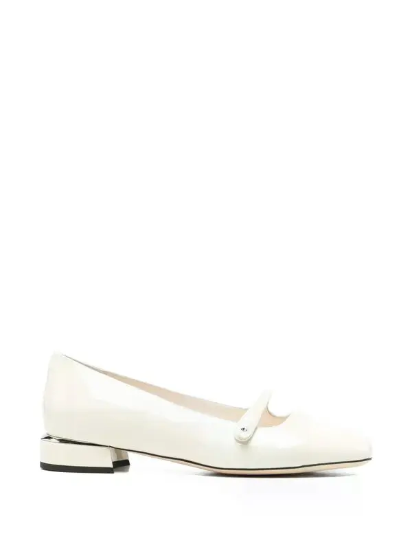 JIMMY CHOO Elisa Ballerina - Neutrals