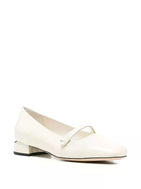 JIMMY CHOO Elisa Ballerina - Neutrals
